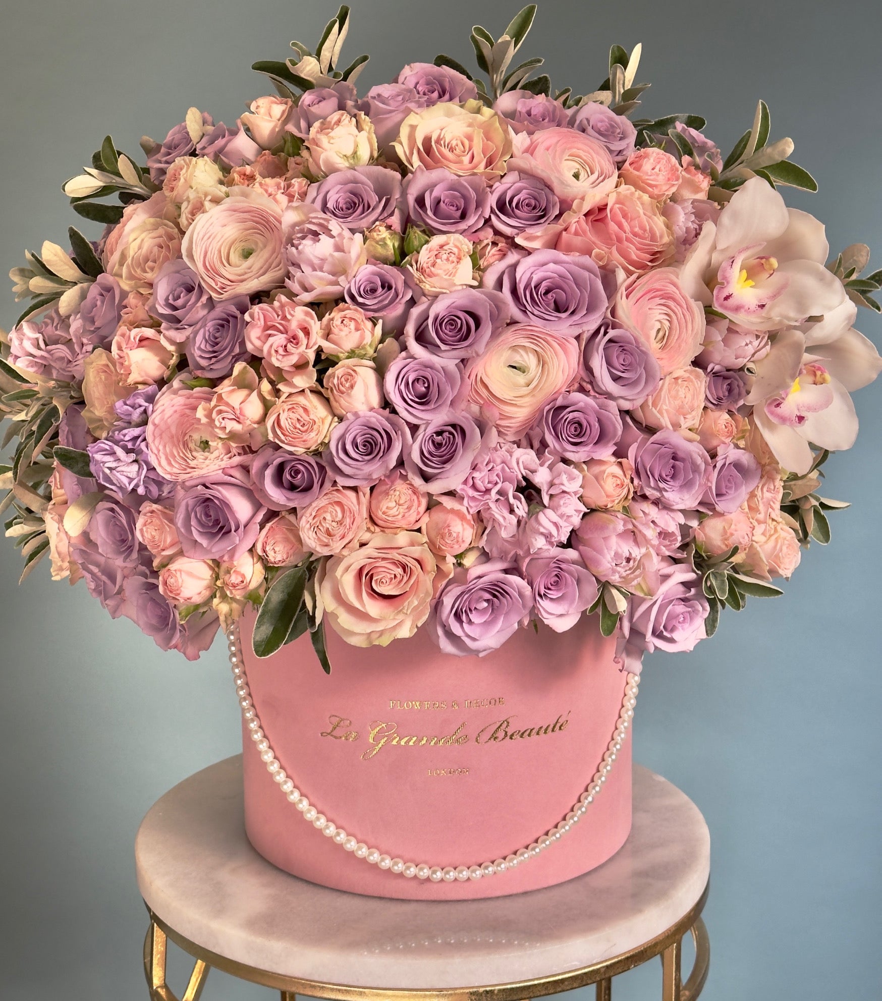 "Belle" - Roses, Tulips, Orchids - London Luxury Flower Delivery – La ...